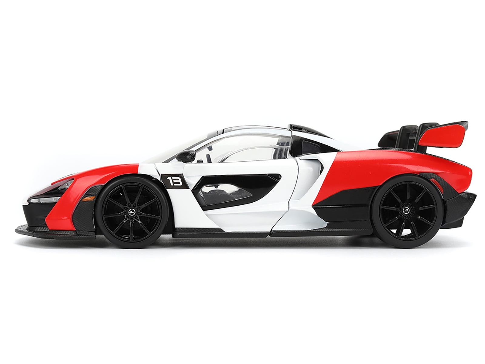 McLaren Senna Red and White with Carbon Hood and Top "HyperSpec" Series ...