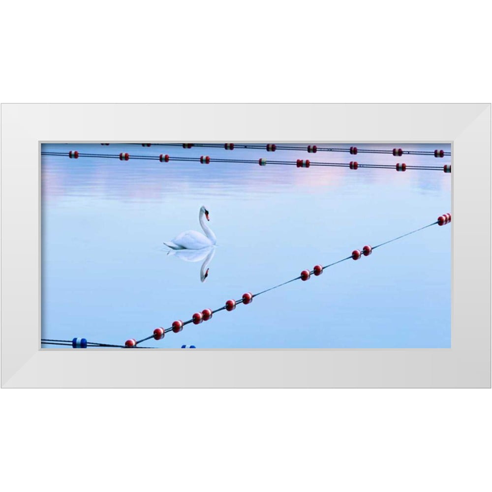 McLoughlin, James 18x11 White Modern Wood Framed Museum Art Print ...