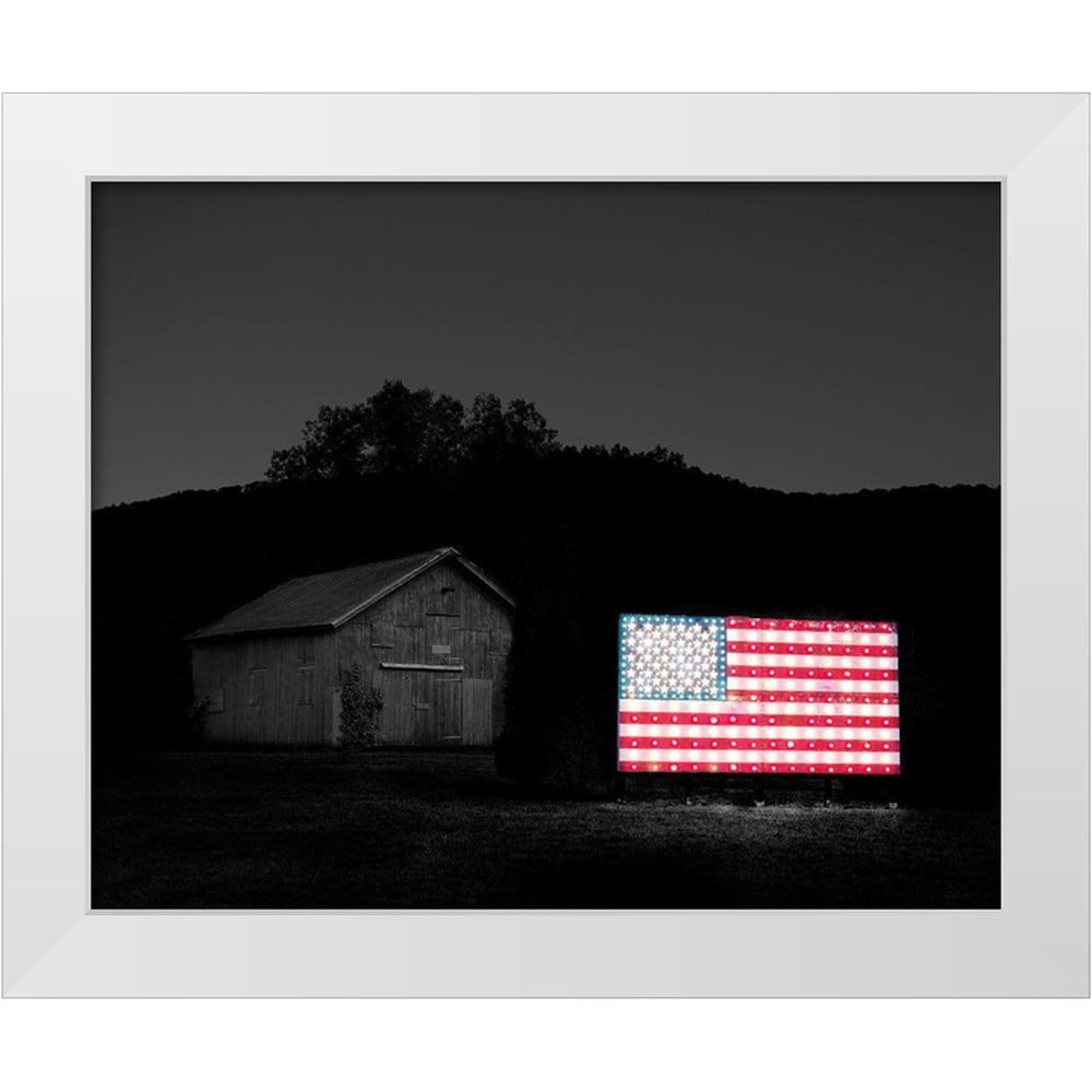 McLoughlin, James 32x26 White Modern Wood Framed Museum Art Print ...