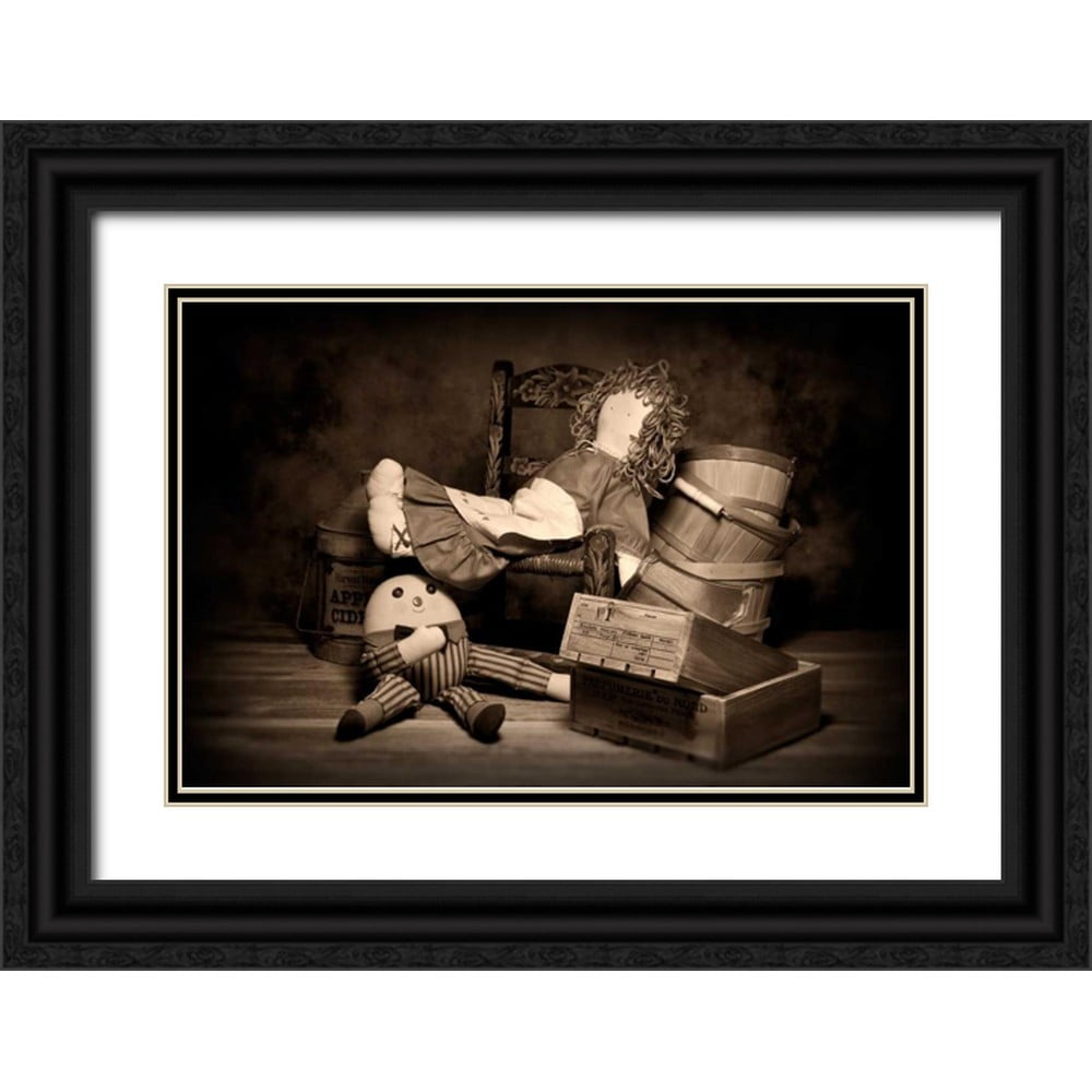 McNemar, C. Thomas 14x11 Black Ornate Wood Framed with Double Matting Museum Art Print Titled ...