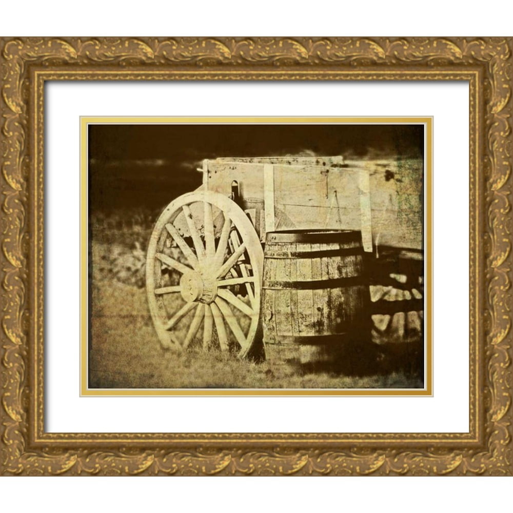 McNemar, C. Thomas 14x12 Gold Ornate Wood Framed with Double Matting ...
