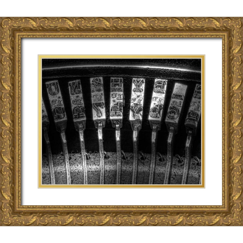 McNemar, C. Thomas 14x12 Gold Ornate Wood Framed with Double Matting ...