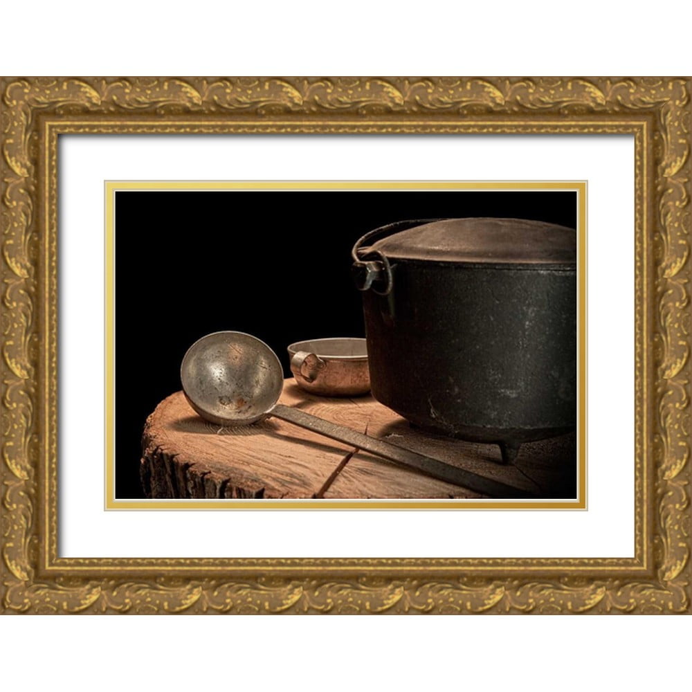 McNemar, C. Thomas 24x17 Gold Ornate Wood Framed with Double Matting ...