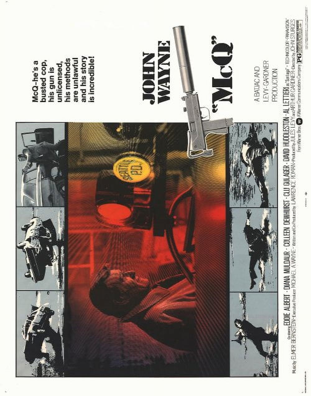 McQ - movie POSTER (Half Sheet Style A) (22" x 28") (1974) - Walmart.com