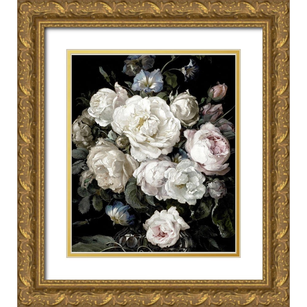 Mcqueen Angela 26x31 Gold Ornate Wood Framed With Double Matting