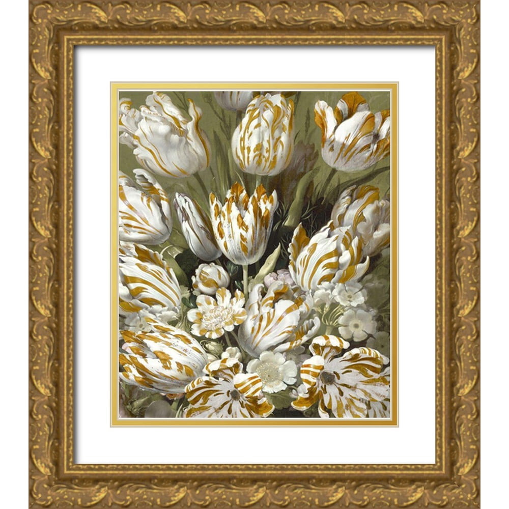 McQueen, Angela 26x31 Gold Ornate Wood Framed with Double Matting ...