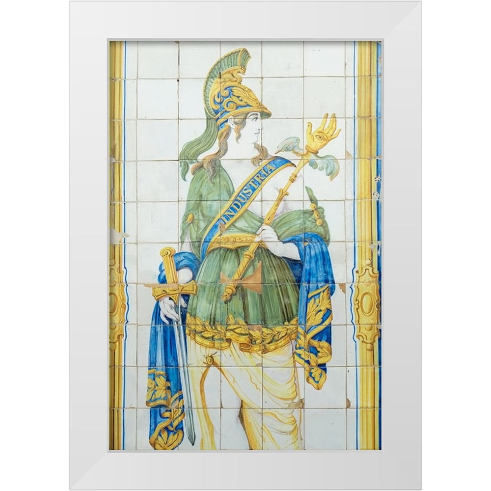 McRoberts, Julien 13x18 White Modern Wood Framed Museum Art Print ...