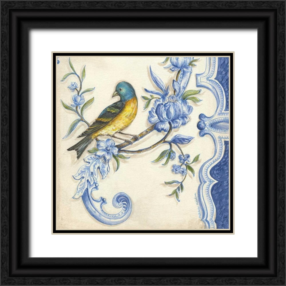 McRostie, Kate 15x15 Black Ornate Wood Framed with Double Matting ...