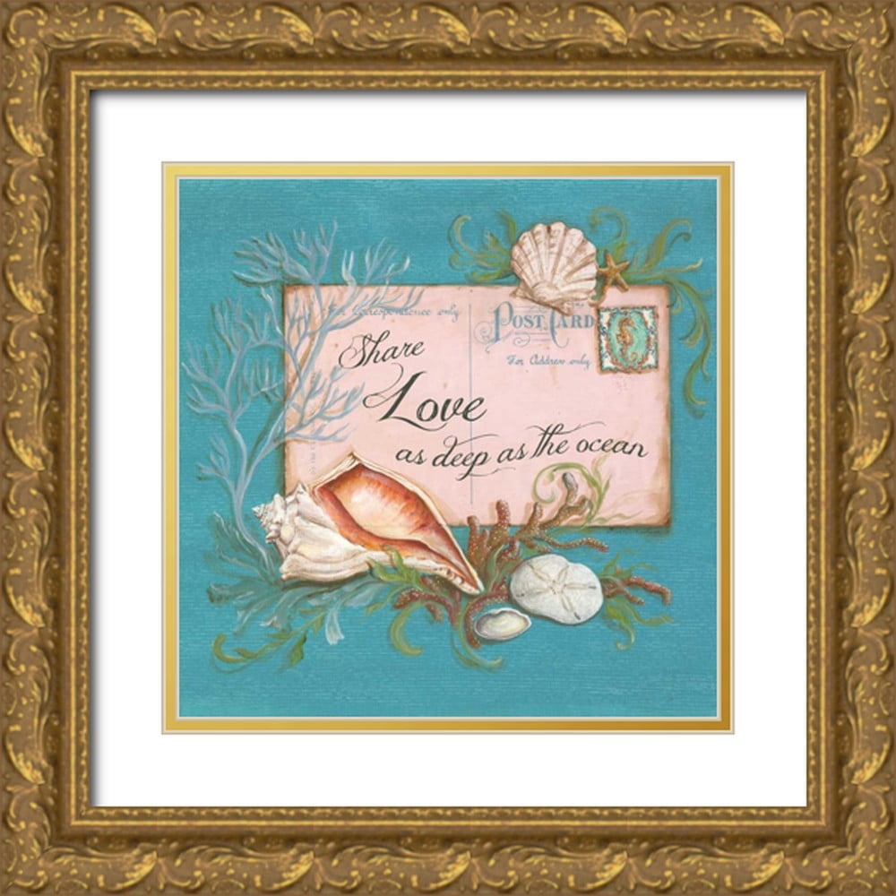 McRostie, Kate 26x26 Gold Ornate Wood Framed with Double Matting Museum ...