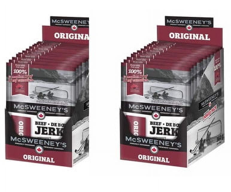 McSweeney's Original Beef Jerky, 12 × 30 g (2/Case) - Savory Snack ...