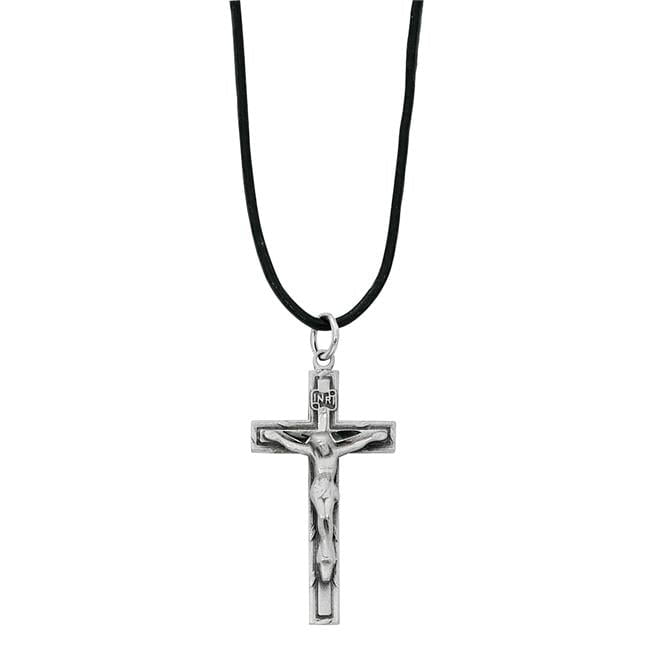 McVan D9039LC Pewter Crucifix Pendant with Faith Card - Walmart.com
