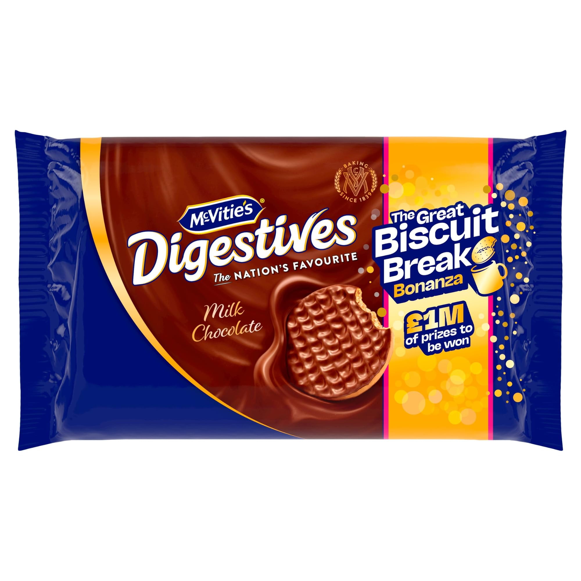 McVitie's Digestives Twin Pack SSF20 Milk Chocolate Biscuits, 632 g ...