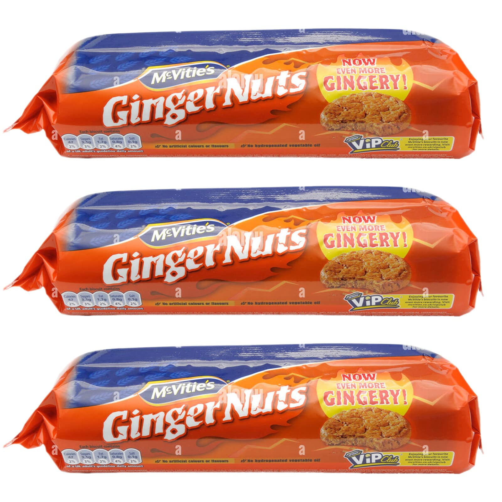 McVitie's Ginger Nut 250G IRF13 (Pack of 3)|Packed For Zuvo - Walmart.com