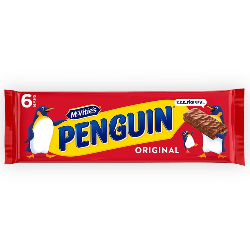 McVitie's Penguin Original Chocolate Biscuits (Pack of 6) - Walmart.com