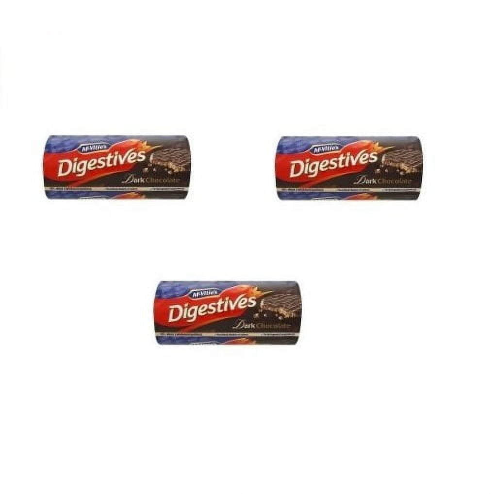 McVities Digestives Dark Chocolate Biscuits Cookies 266g/9.38 oz x 3 ...