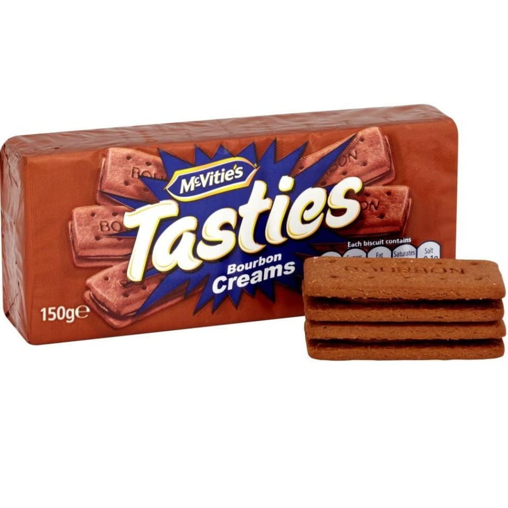McVities Tasties English Chocolate Cookies - Bourbon Creams Biscuits ...