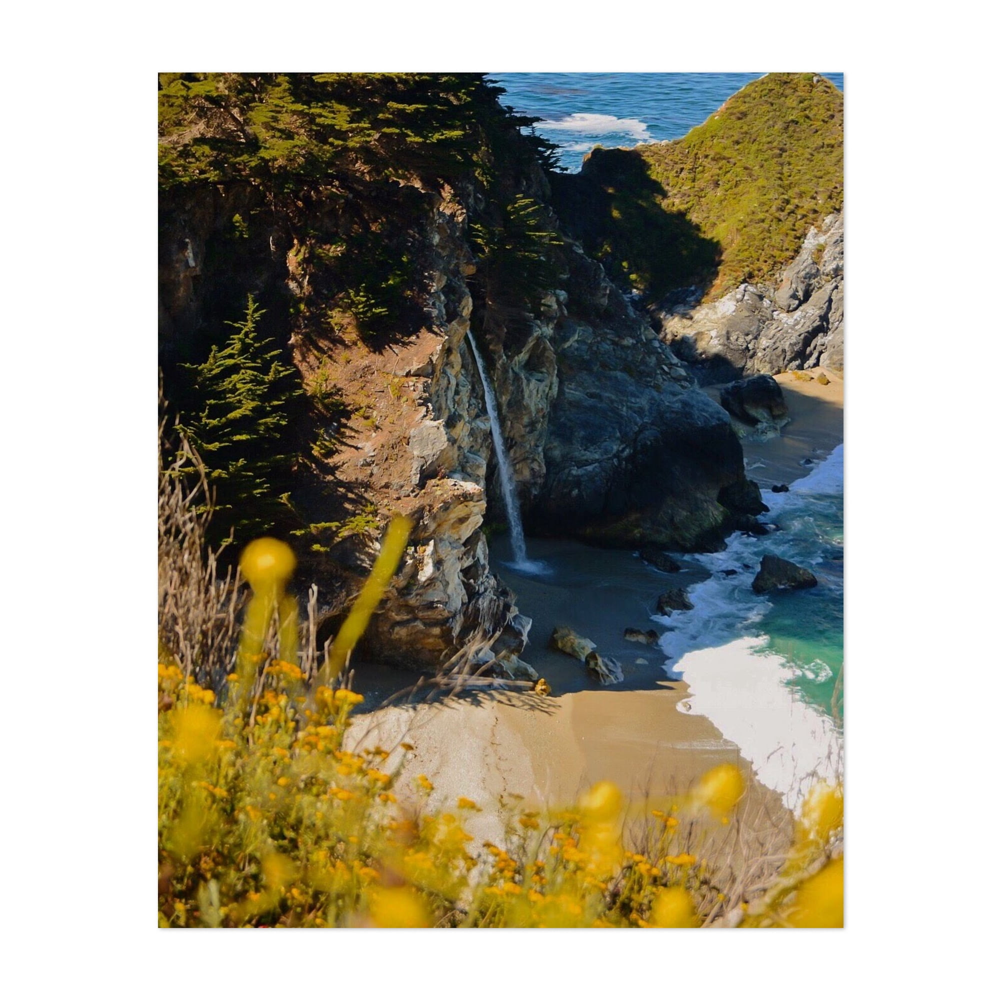 McWay Falls - California Photography Waterfall Coast Beach Nature ...