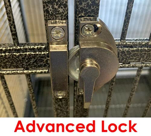 Mcage Cockatiel Breeding Cage, Black Vein, 36"W x 24"D x 30"H, Lockable ...