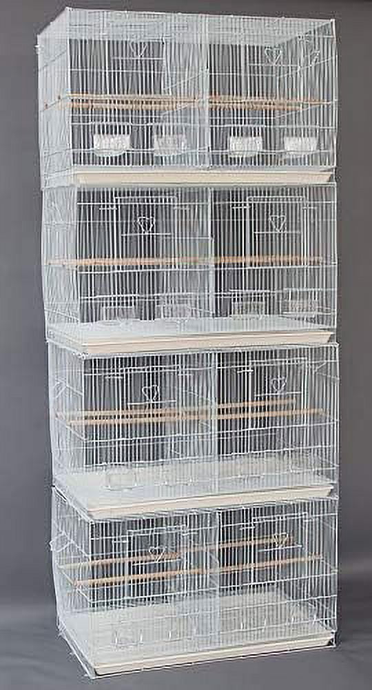 Mcage Lot of Breeding Flight Bird Cage for Aviaries Canaries Budgies ...