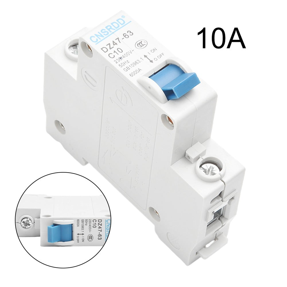 MCB 10A DC 1P Single Pole Circuit Breaker Off Grid Solar Circuit ...