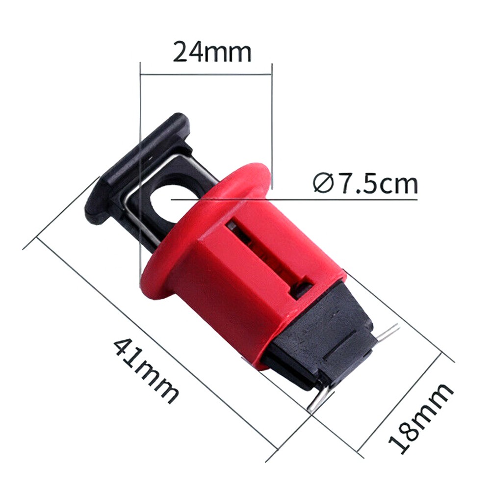 Mcb Lock Circuit Breaker Lockout Device Push Pin Lock Off YIWEI ...