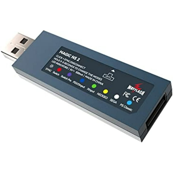 Mcbazel Mayflash Magic NS 2 Wireless USB Adapter for Switch/ Switch OLED/ Windows/ Raspberry Pi ...