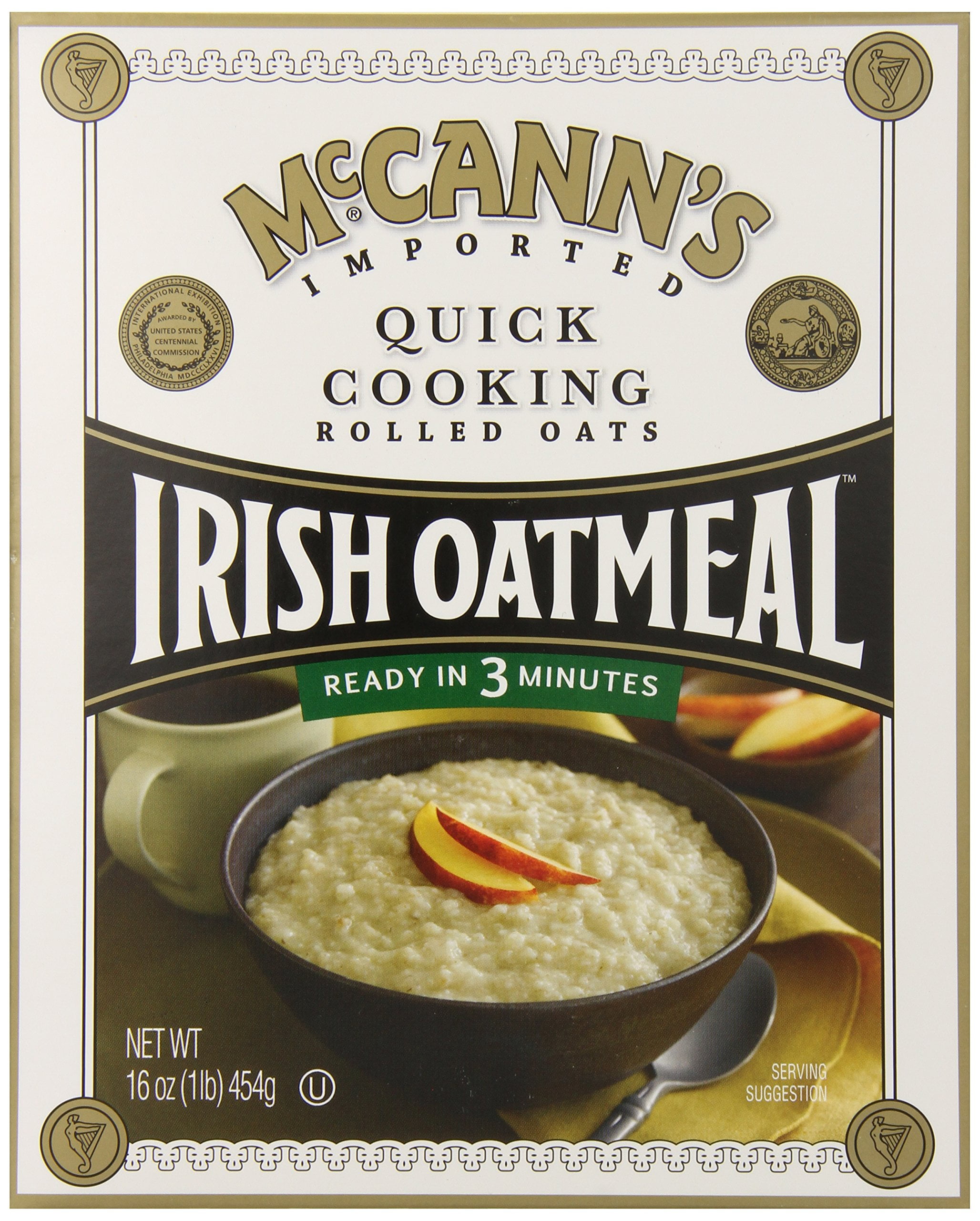 Mccann's Irish Oatmeal Quick Cooking Rolled Oats, H2FSD16 Ounce ...