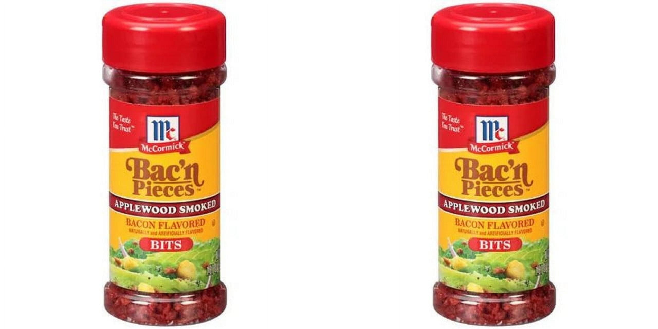 Mccormick Bac'n Pieces Applewood Smoked Bacon Flavored Bits 2 pack 3.74 ...