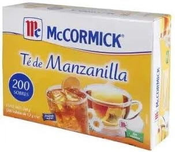 Mccormick Caffeine Free Chamomile Tea 200 Count Box, 0.42 Oz - Walmart.com