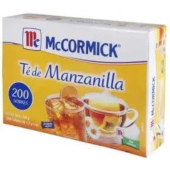 Mccormick Caffeine Free Chamomile Tea 200 Count Box, 0.42 Oz - Walmart.com