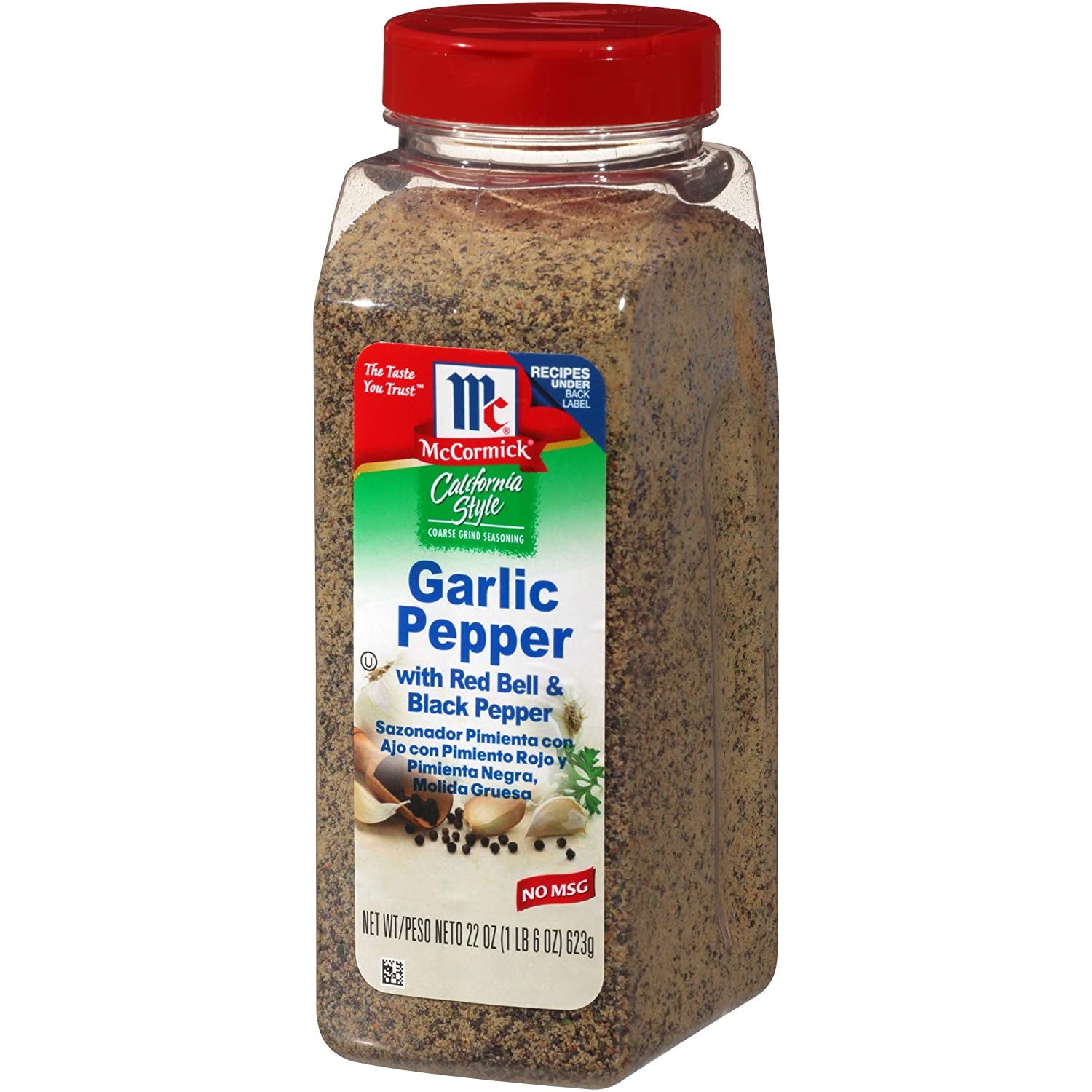 Mccormick California Style Garlic Pepper With Red Bell & Black Pepper ...
