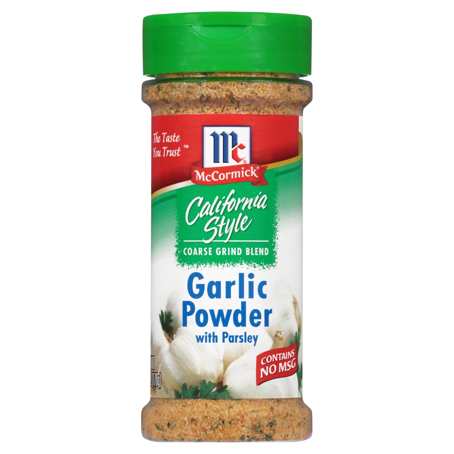 Mccormick California Style Garlic Powder With Parsley Coarse Grind ...