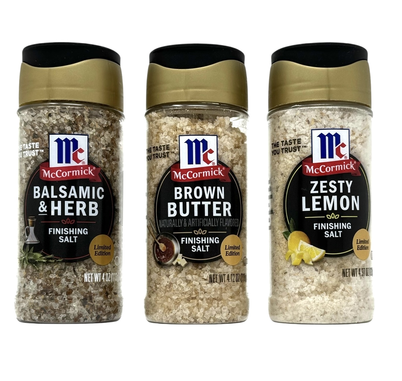 Mccormick Finishing Salts Limited Edition Summer Flavors: Zesty Lemon ...