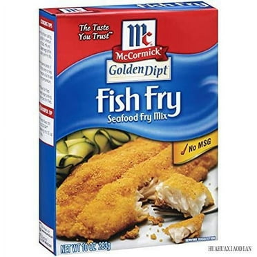 Golden Dipt Fish Fry Seafood Fry Mix, 10 oz (Pack of 8) - Walmart.com