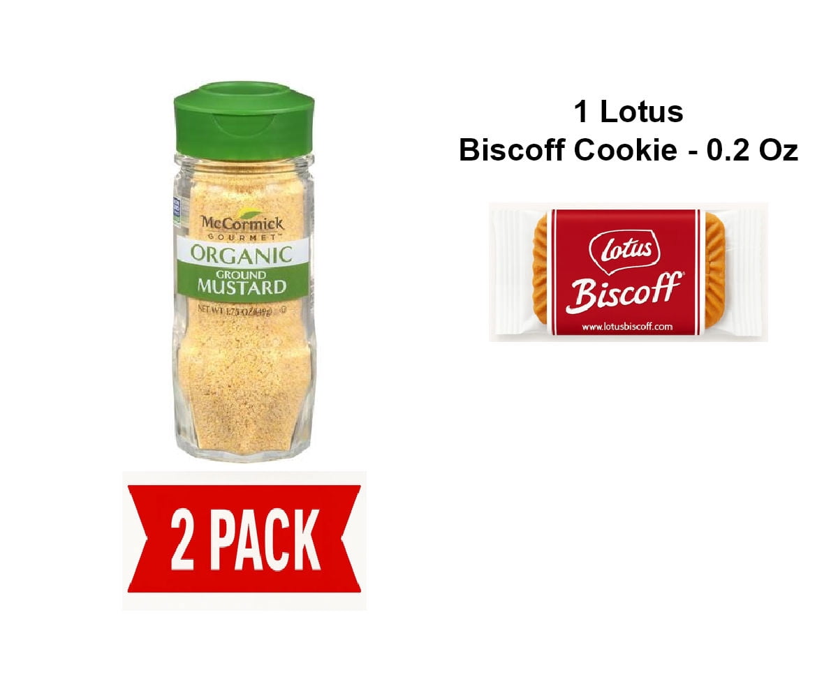 Mccormick Gourmet Organic Ground Mustard, 1.75 Oz - Pack Of 2 & Lotus ...