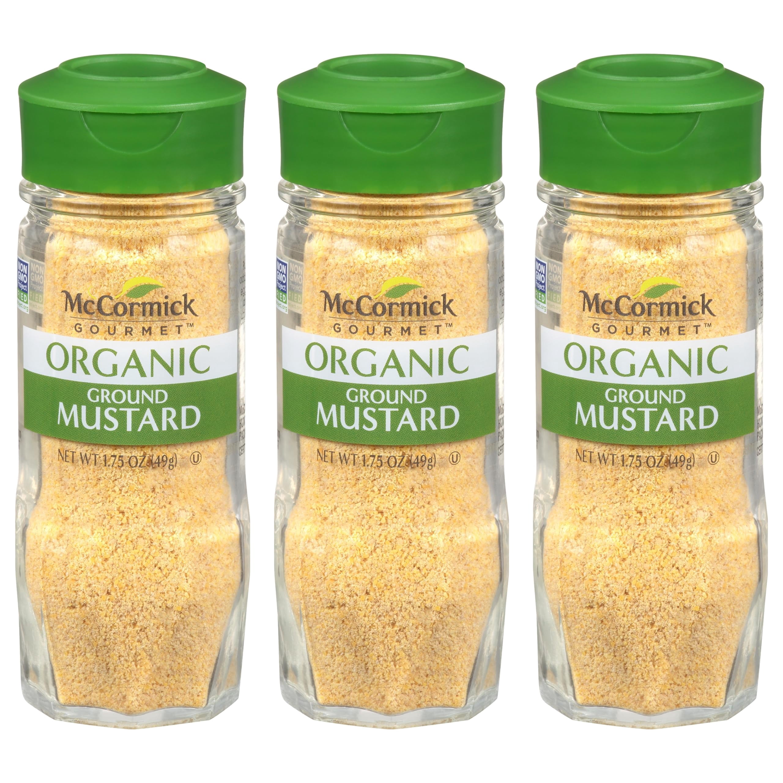 McCormick Gourmet Organic Ground Mustard, 1.75 COC1oz (Pack of 3 ...