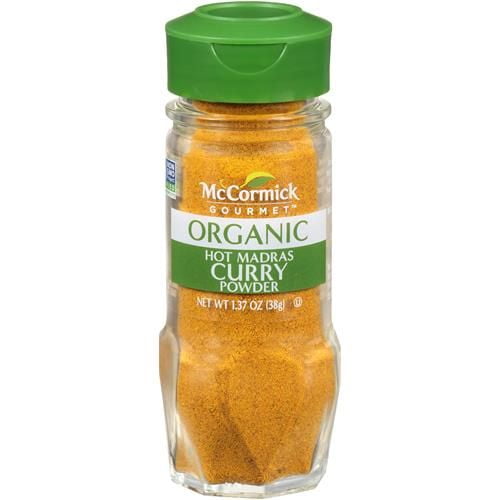 Mccormick Gourmet Organic Hot Madras Curry Powder, 1.37 Oz - Pack of 2 ...