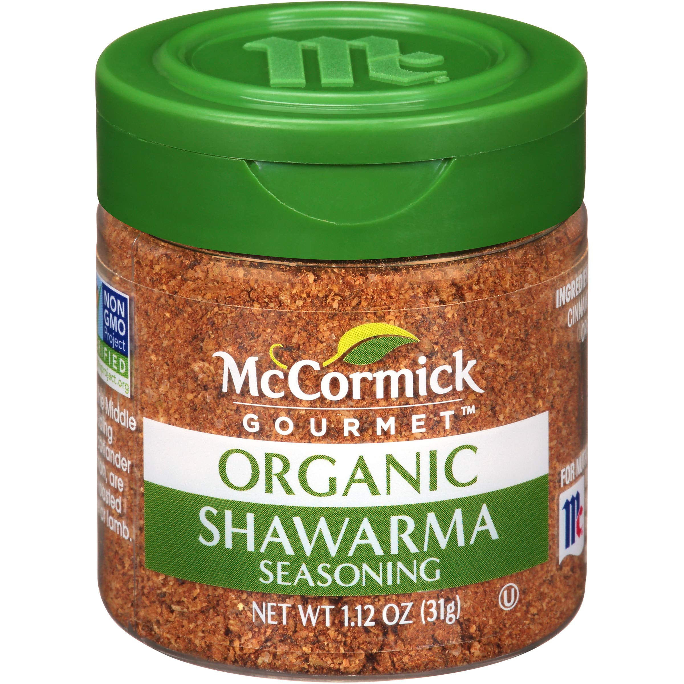 Mccormick Gourmet Organic Shawarma Seasoning, 1.12 Oz (Pack Of 6 ...