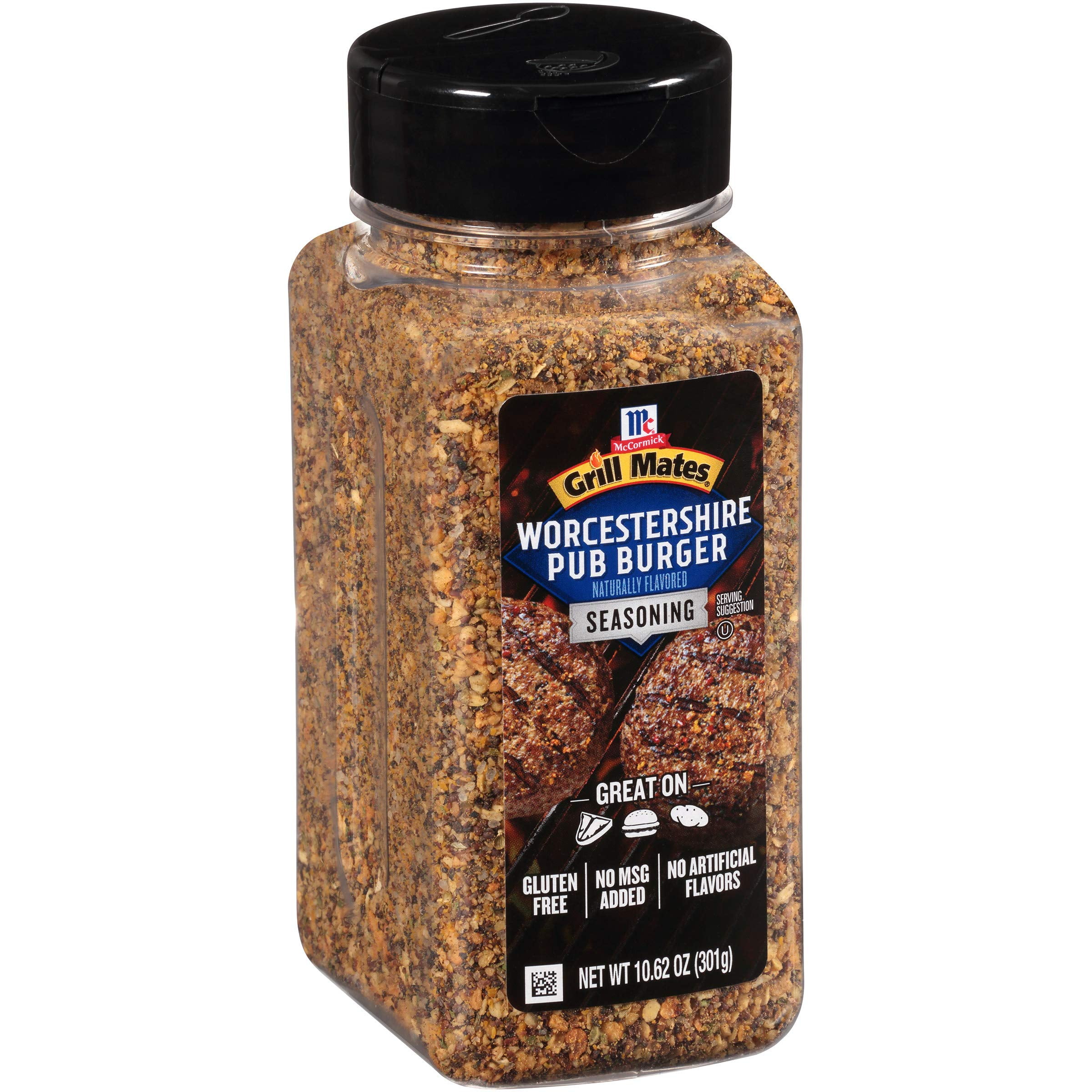 McCormick Grill Mates Worcestershire DNF2 Pub Burger Seasoning, 10.62 ...