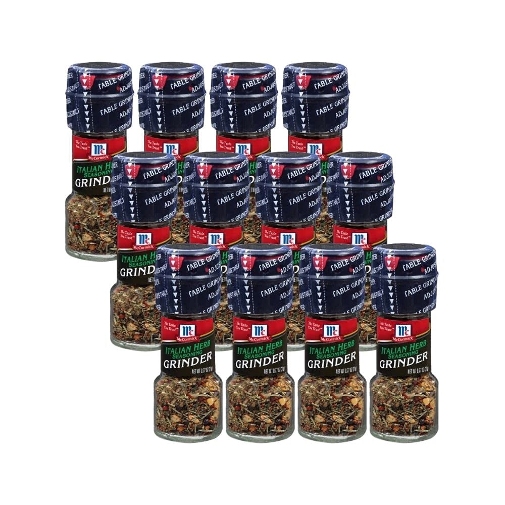 Mccormick Grinder Italian Herb Seasoning 0.77 Ounce (Pack Of 12 ...