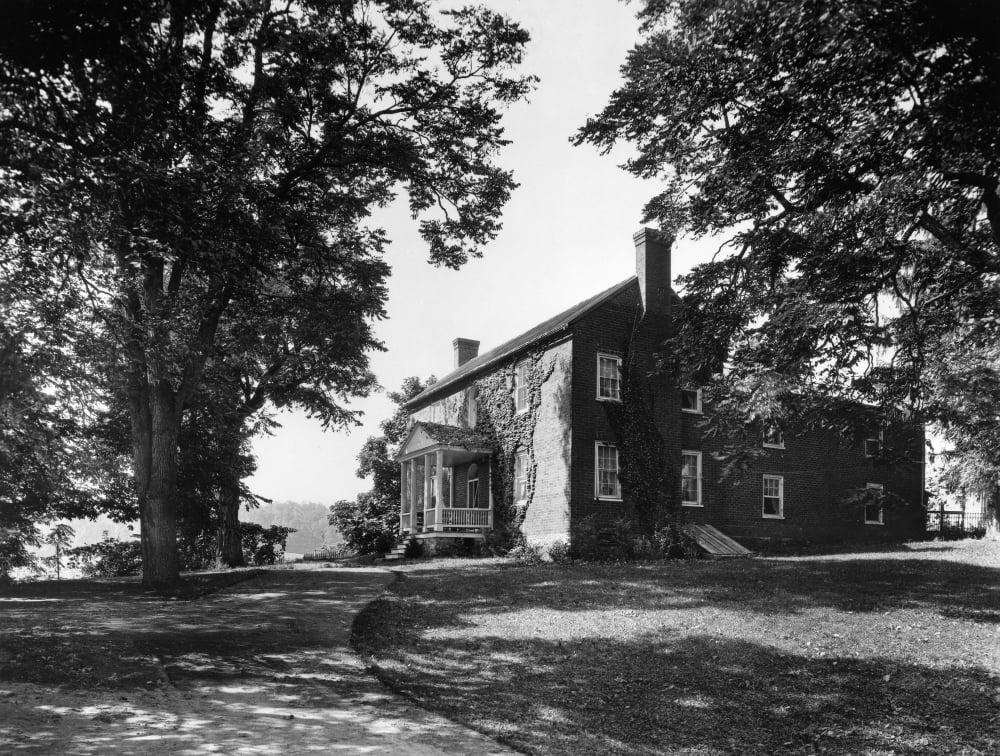 Mccormick House. Na View Of The House On Walnut Grove Farm In ...