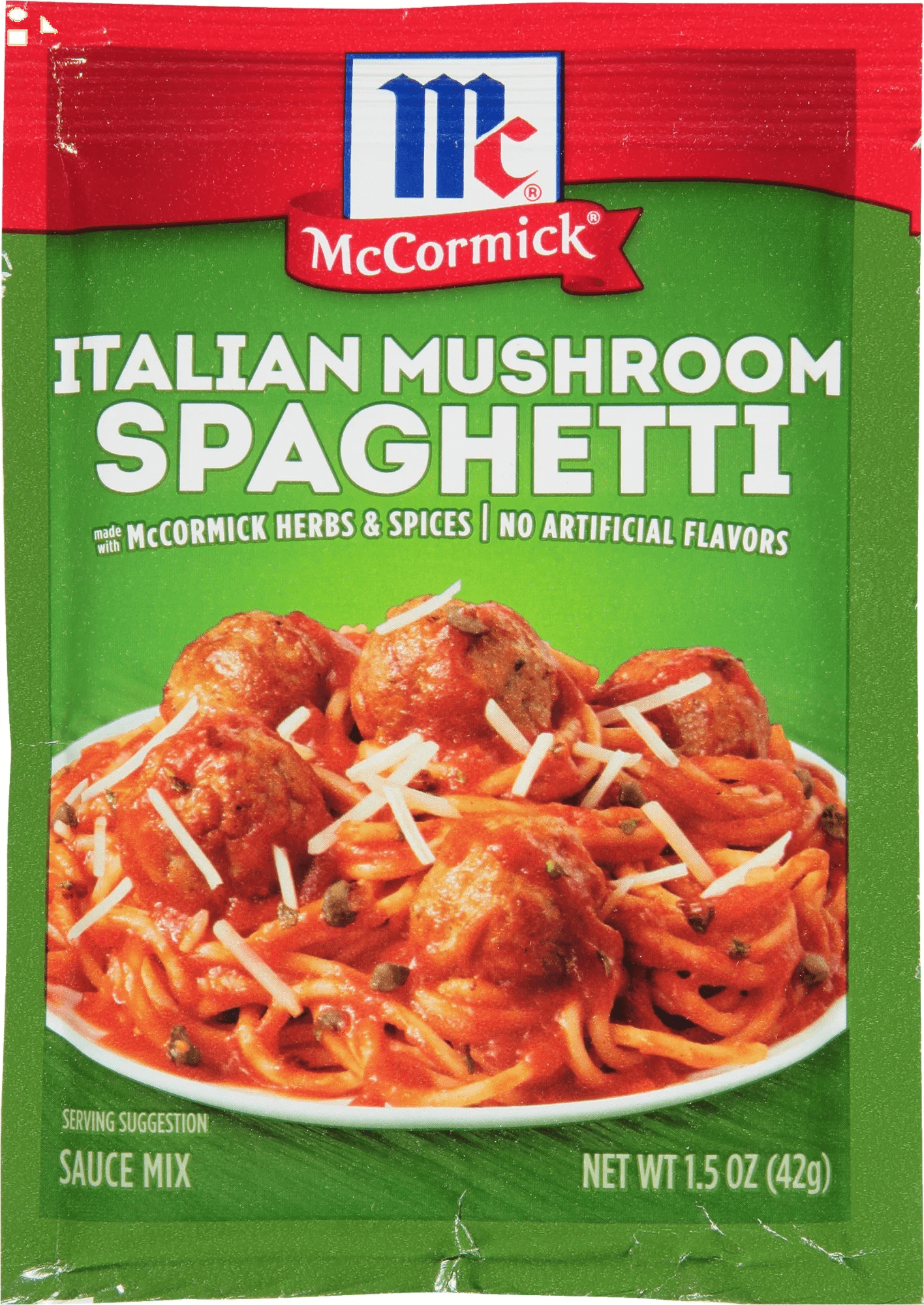 Mccormick Italian Mushroom Spaghetti Sauce Seasoning Mix, 1.5 Oz ...