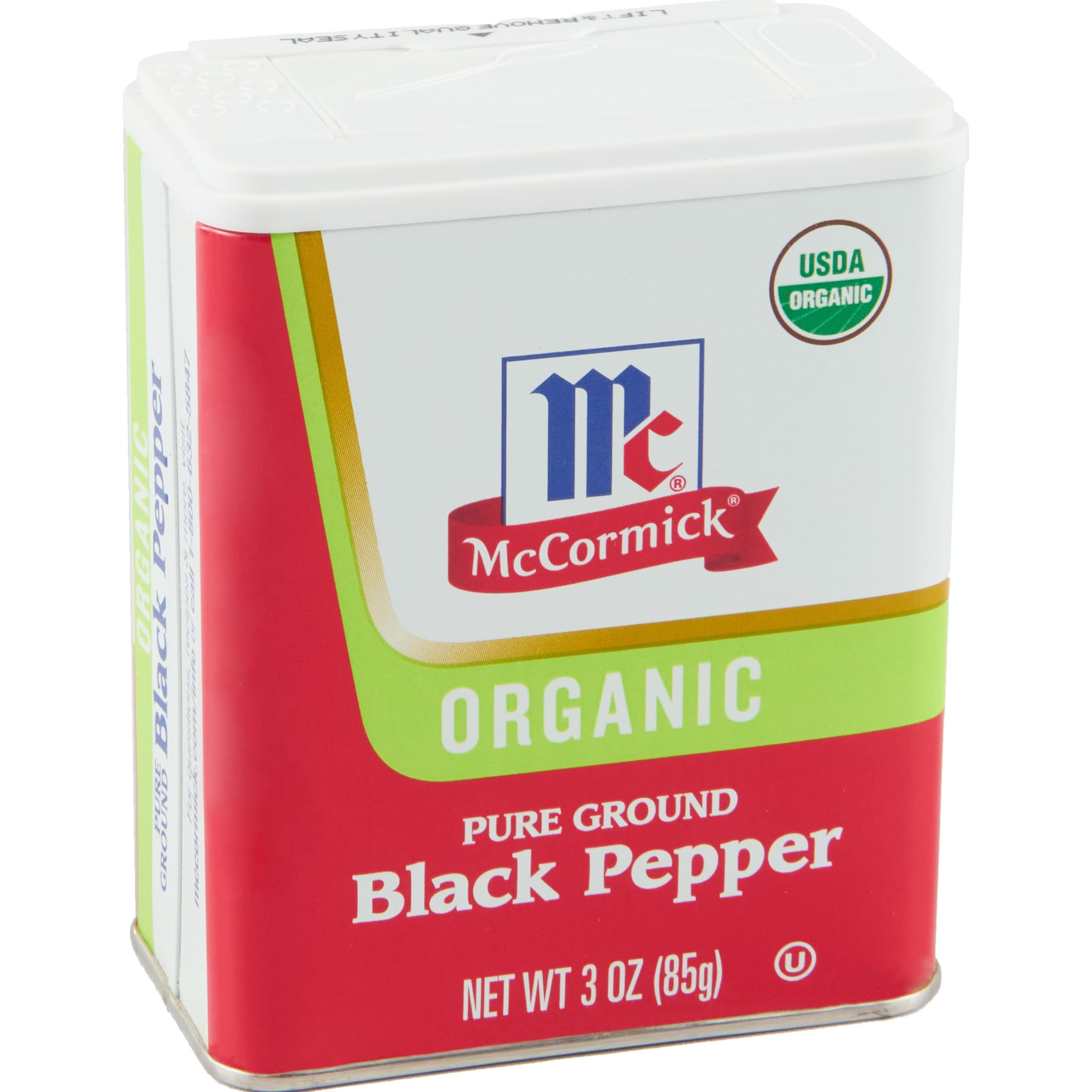 Mccormick Organic Pure Ground Black Pepper, 3 Oz Packaging May Vary ...