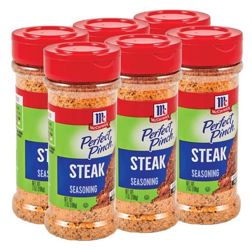Mccormick Perfect Pinch Steak Seasoning, 7 Oz (Pack Of 6) - Walmart.com