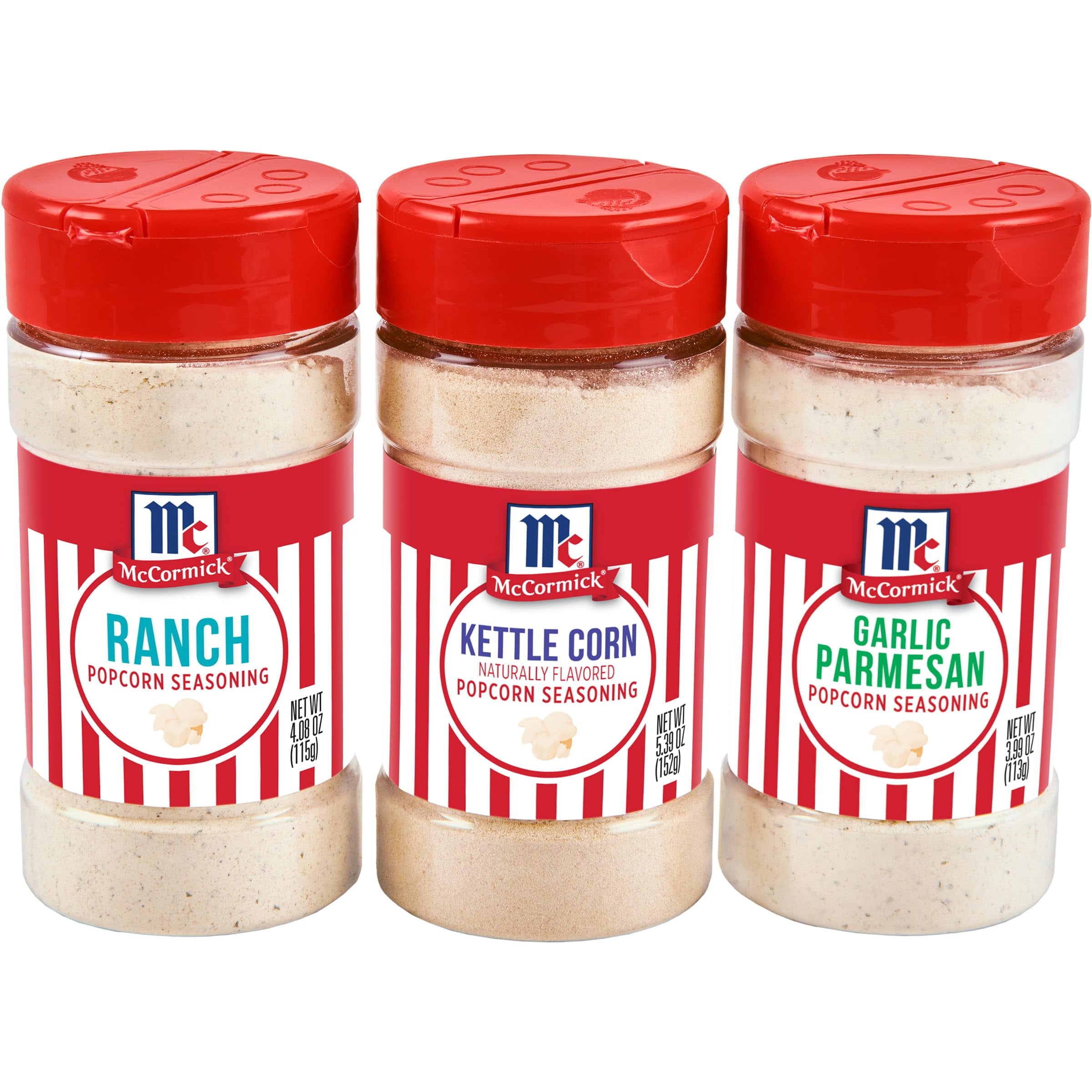 Mccormick Popcorn Seasoning Variety Pack (Garlic Parmesan, Ranch, And ...