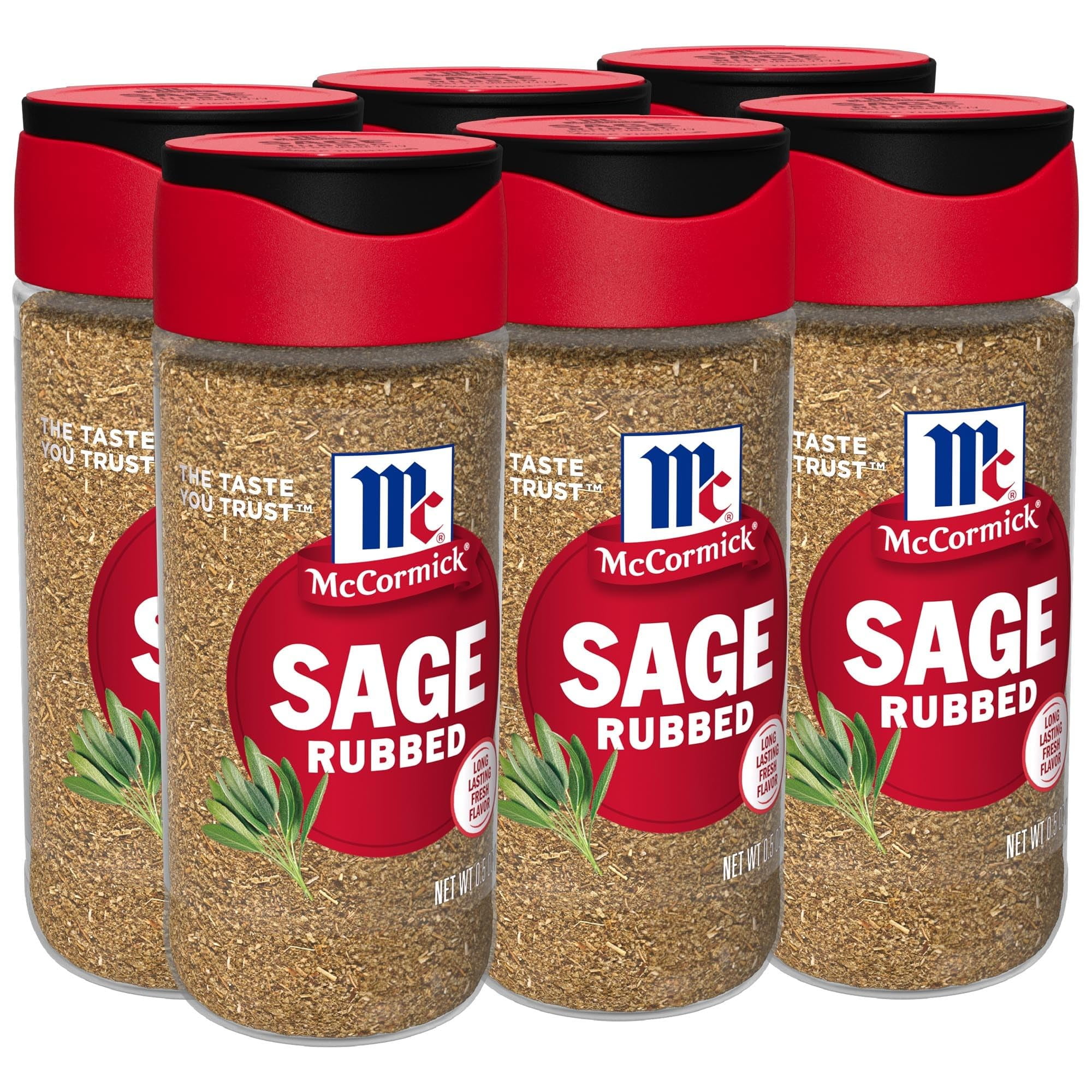Mccormick Rubbed Sage, 0.5 Oz (Pack Of 6) Packaging May Vary - Walmart.com