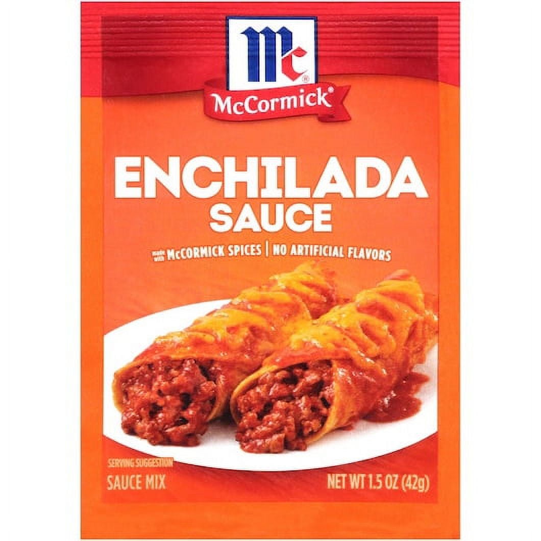 Mccormick Sauce Mix Enchilada, 1.5 oz - 2 Case of 12 - Walmart.com