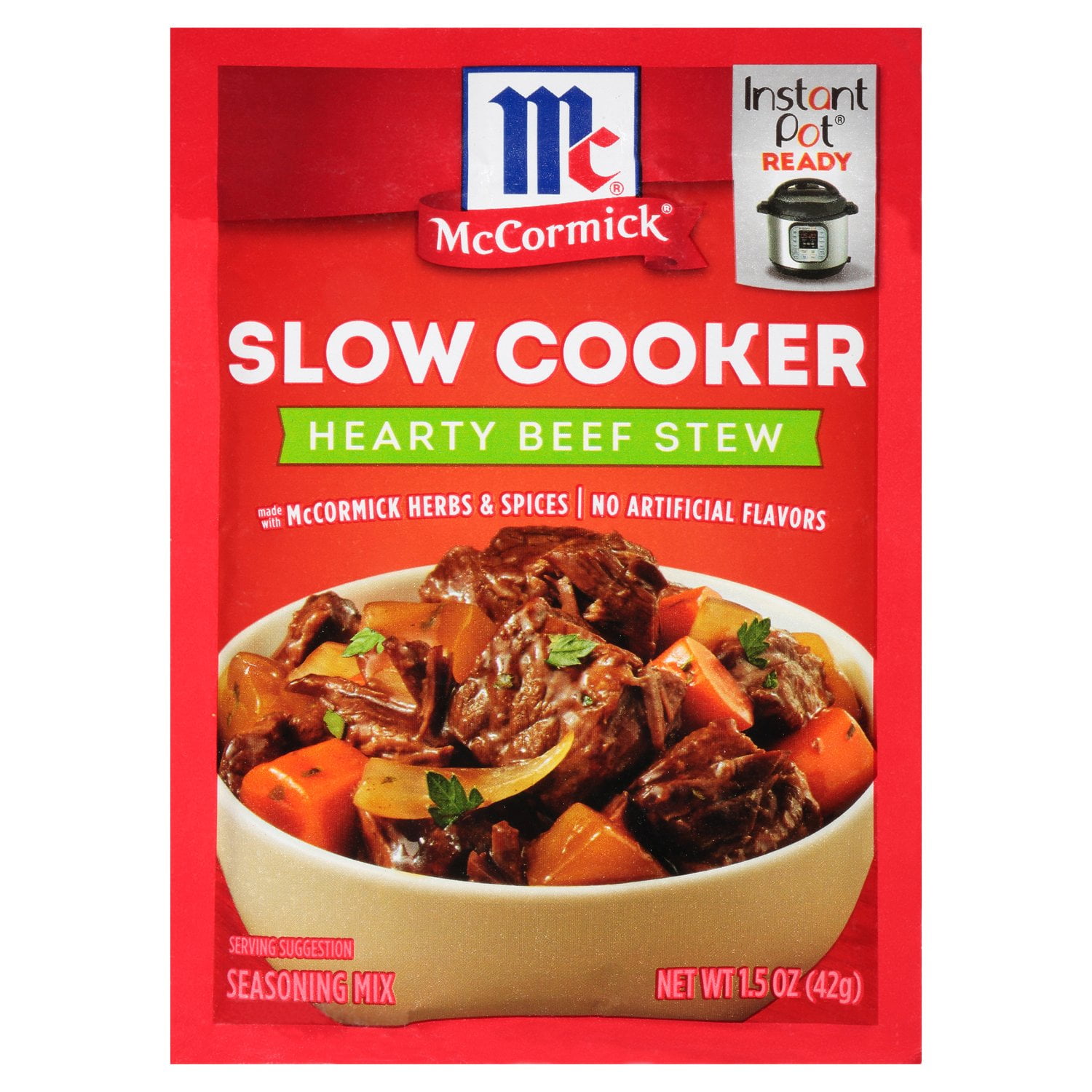 Mccormick Slow Cookers Seasoning Mix Hearty Beef Stew 1.5 oz Package ...