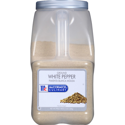Mccormick White Ground Pepper, 5 Pound Container, 3 Per Case - Walmart.com
