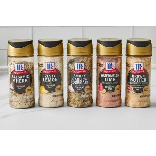 McCormick Finishing Salts Limited Edition, Watermelon Lime, Lemon ...